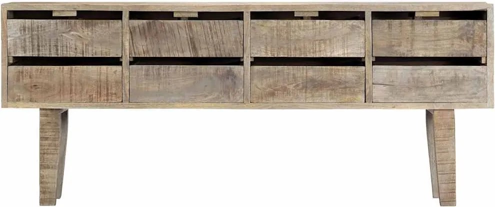 Příborník 140 x 30 x 60 cm masivní mangovníkové dřevo 247914