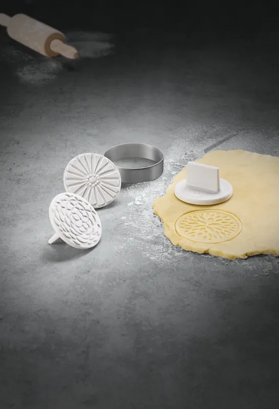 Villeroy&Boch VVilleroy & Boch Clever Baking – razítka a vykrajovátka na sušenky, sada 4 ks