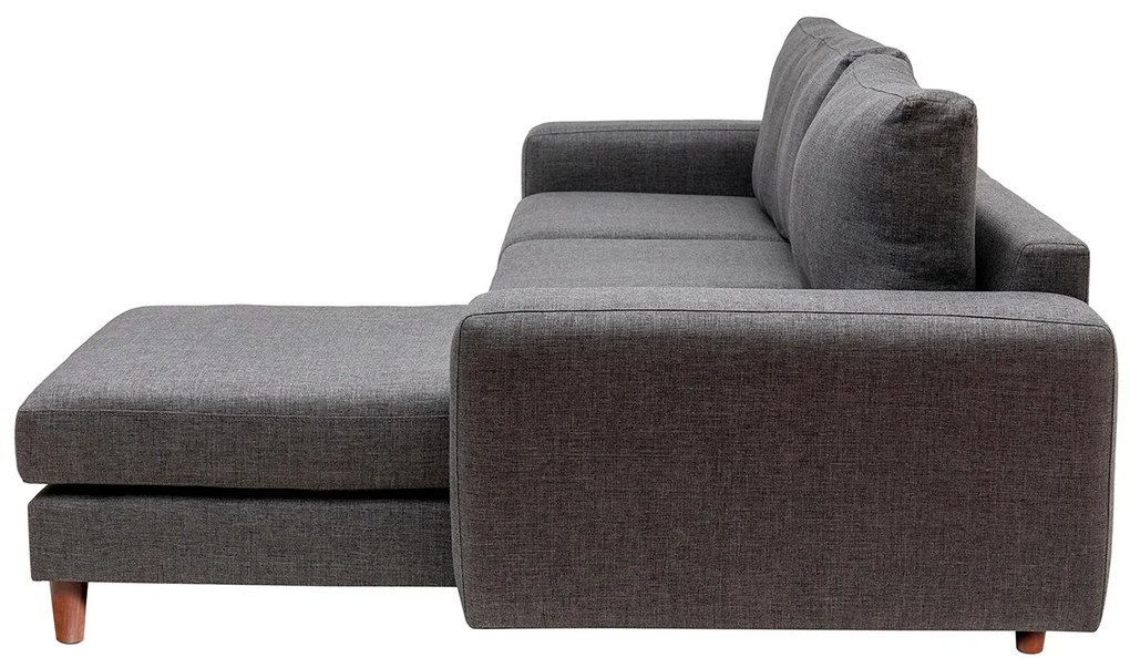 Hanah Home Rohová pohovka BERLIN šedá pravá