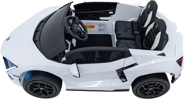 Elektrické autíčko Lamborghini Revuelto XL STRONG bílé