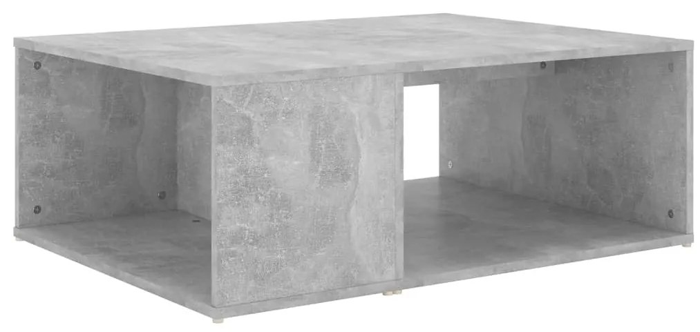 Konferenční stolek betonově šedý 90 x 67 x 33 cm dřevotříska - Default Title
