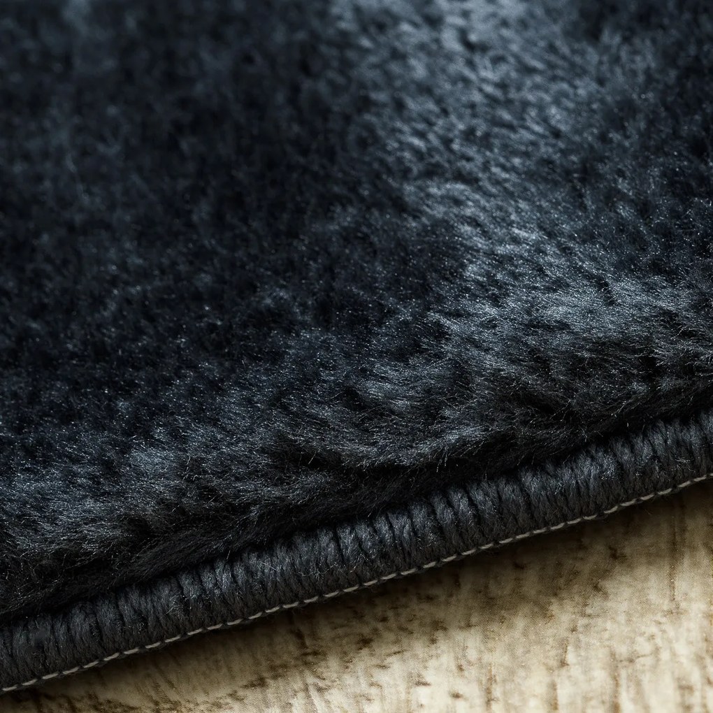 Dywany Łuszczów, Kusový koberec Visco Rabbit Dark grey 5, 140x190, šedá, dětský pokoj