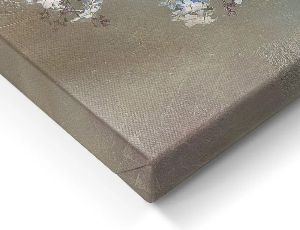 Tištěný obraz na plátně 32x32 cm Forget-me-not – Styler