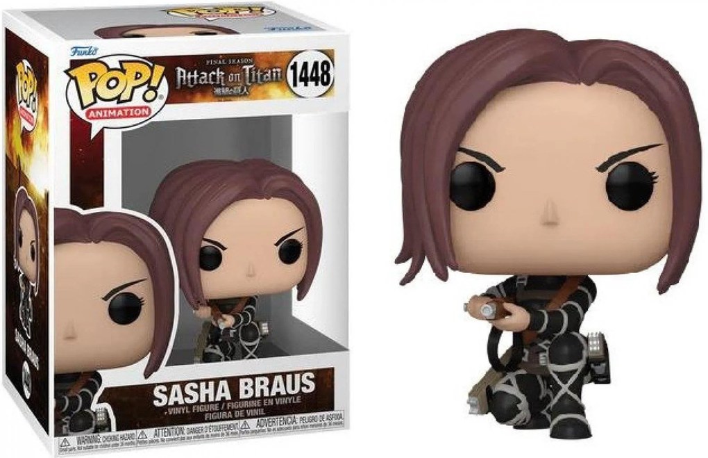 Figurka funko pop! attack on titan sasha braus animation 1448
