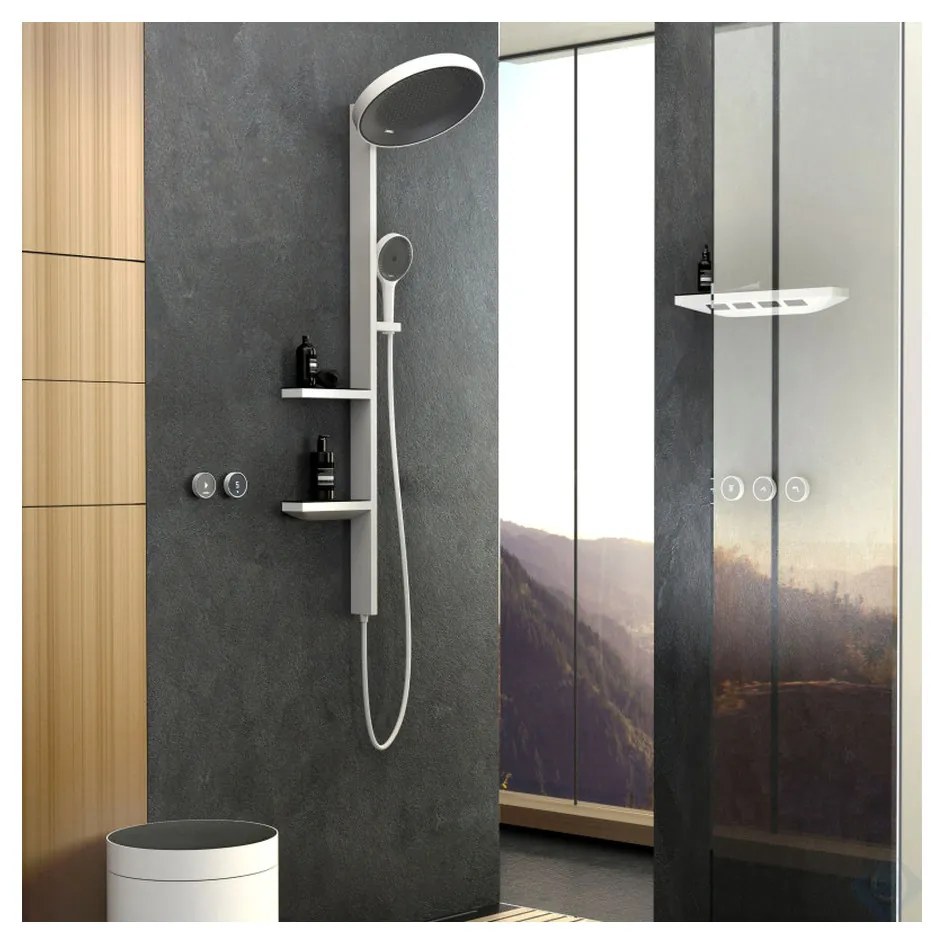 Hansgrohe Rainfinity - Showerpipe 360 1jet s podomítkovou instalací, chrom 26842000