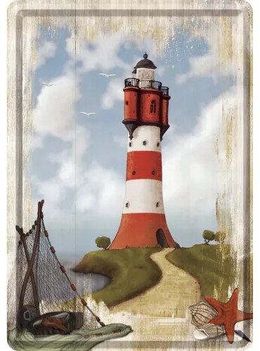 Postershop Plechová pohlednice - Maják