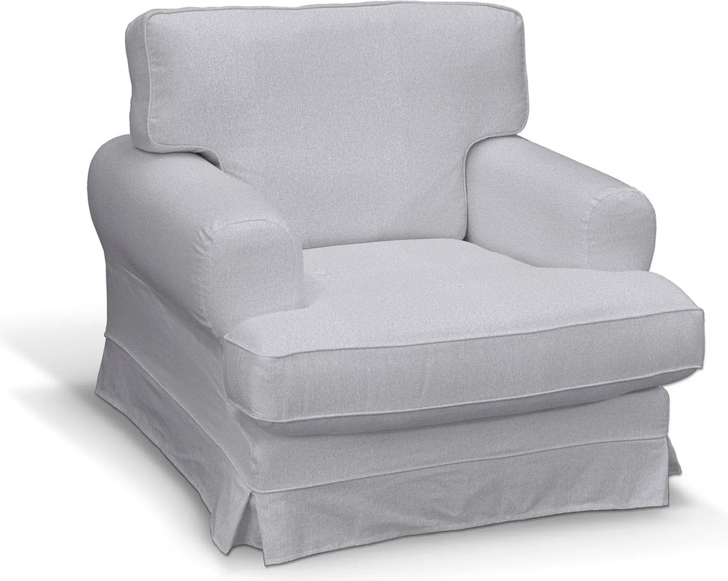 Potah na křeslo IKEA Ekeskog barva šedá látka pletený vzor
