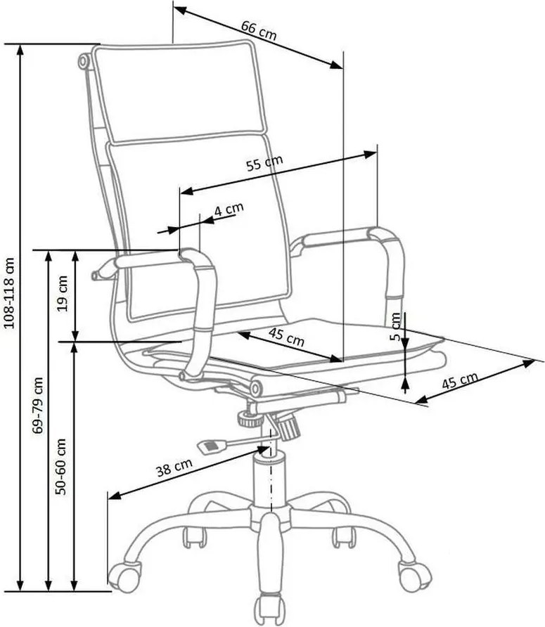 Kancelářské křeslo Rilton New, černá