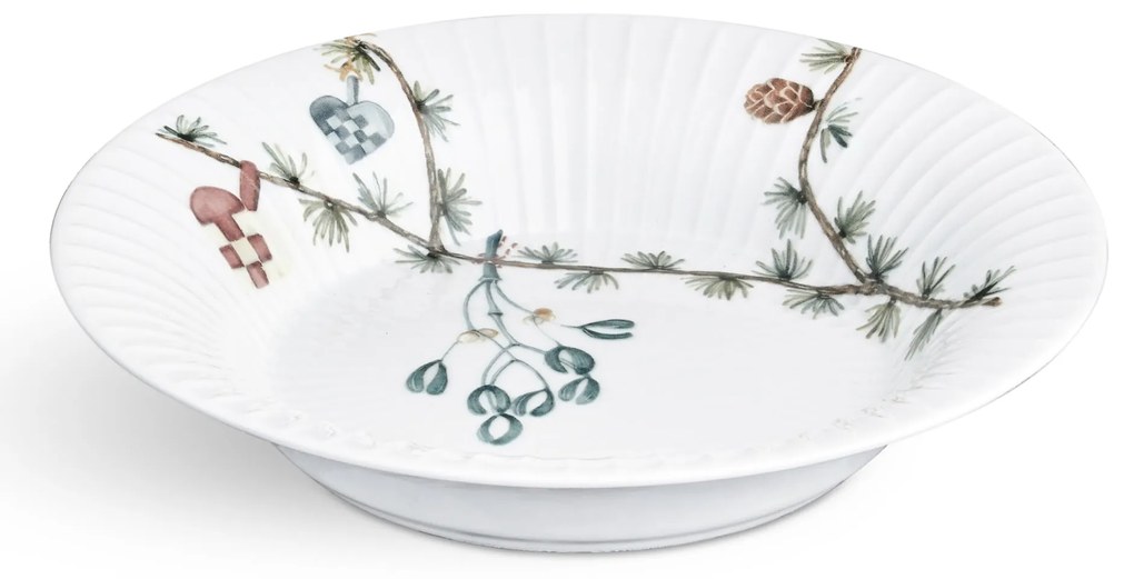 KÄHLER Hluboký talíř Hammershøi Christmas 21 cm, multi barva, porcelán