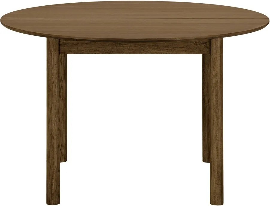 Kulatý rozkládací jídelní stůl s přídavnou deskou v dekoru dubu 120x220 cm Bundaberg – House Nordic