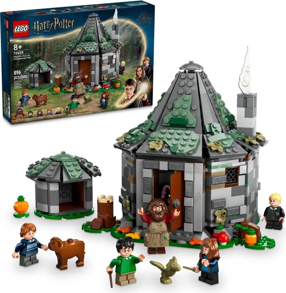 Lego stavebnice lego harry potter 76428 hagridova bouda: neočekávaná návštěva