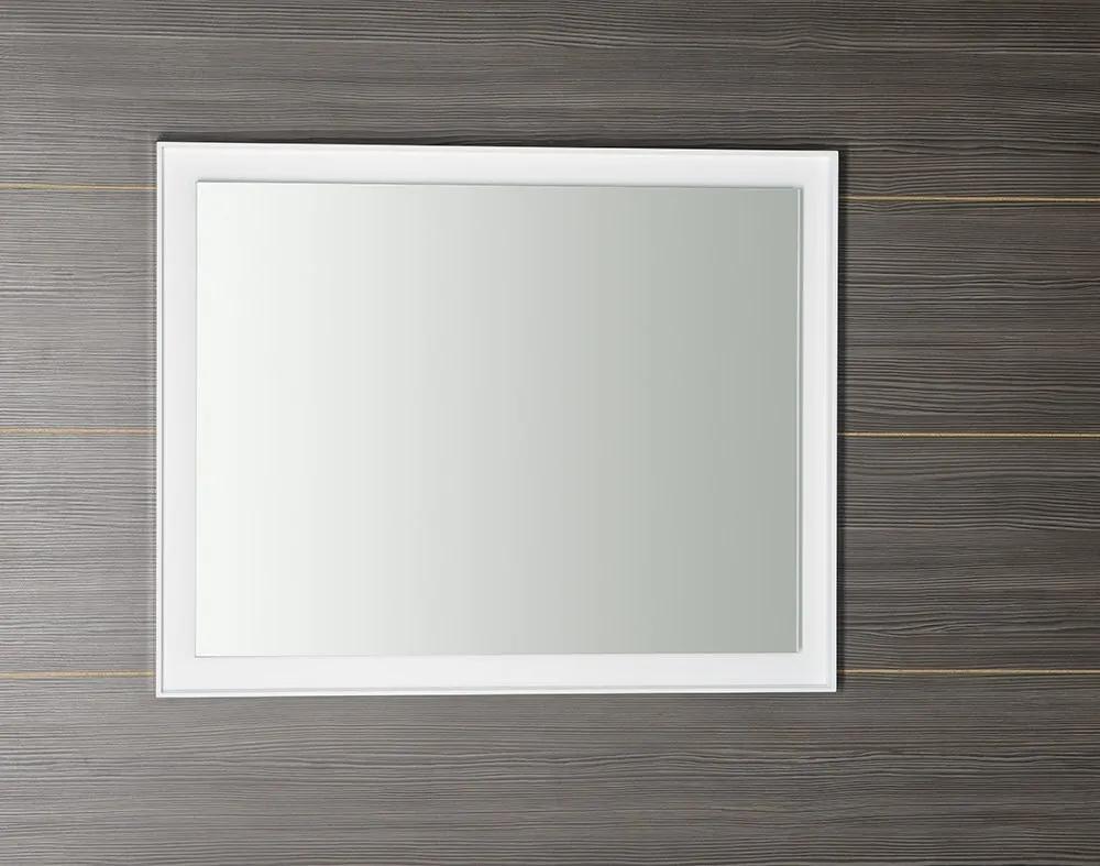 Sapho Flut FT090 zrcadlo s LED osvětlením 90x70 cm bílá