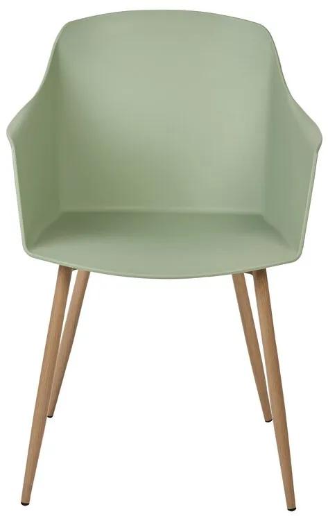 Set 2 ks jídelních židlí Fonza (světle zelená). 1080360