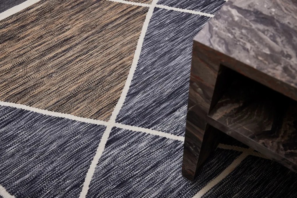 Diamond Carpets India, Ručně vázaný kusový koberec DaVinci's Ermine DESP P93 Mix, 80x150, šedá, chodba / předsíň