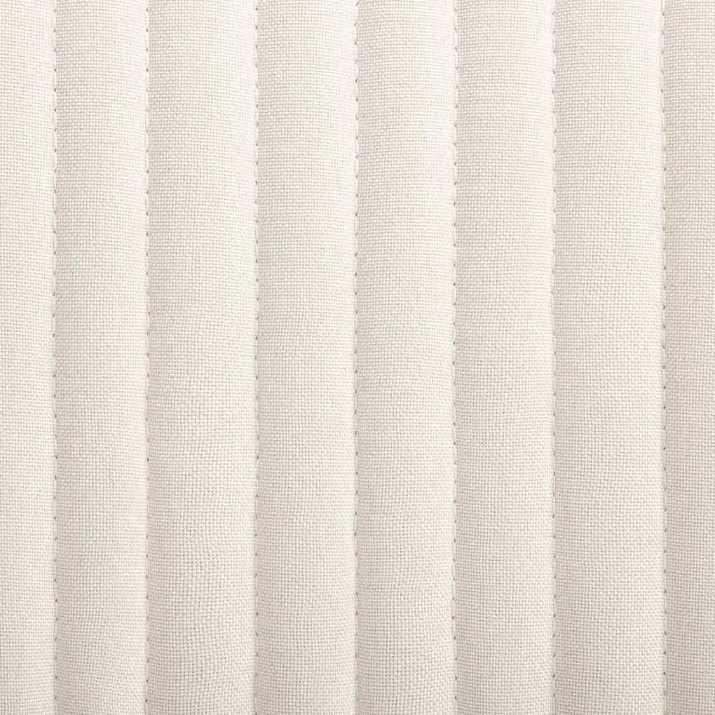 Jídelní židle 4 ks krémové textil 277098