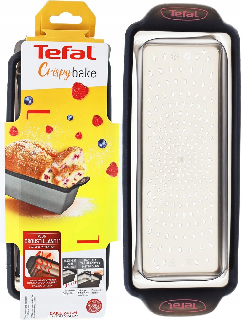 Silikonová skládací forma Tefal Crispybake 24 cm