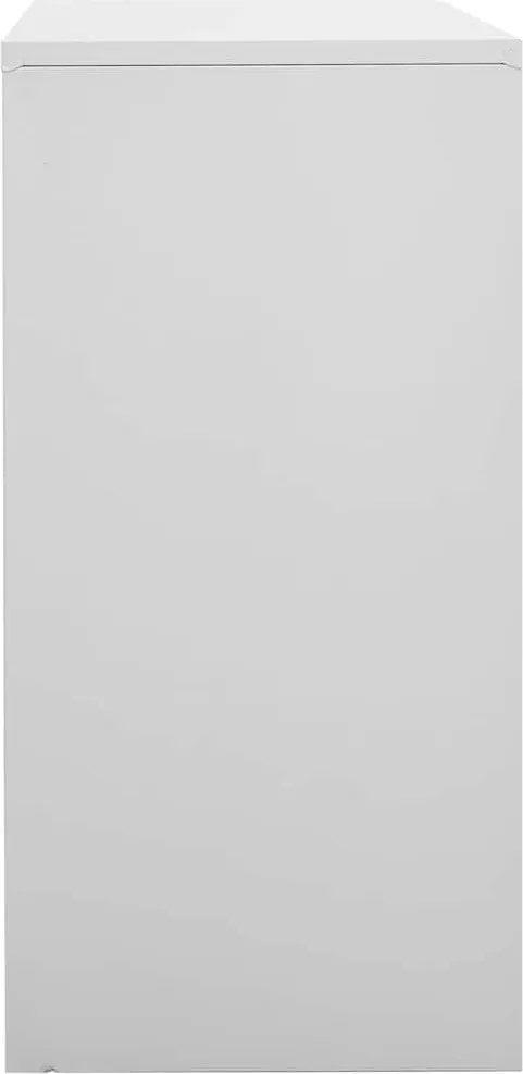 Uzamykatelné skříně 2 ks světle šedé 90 x 45 x 92,5 cm ocel 3095231