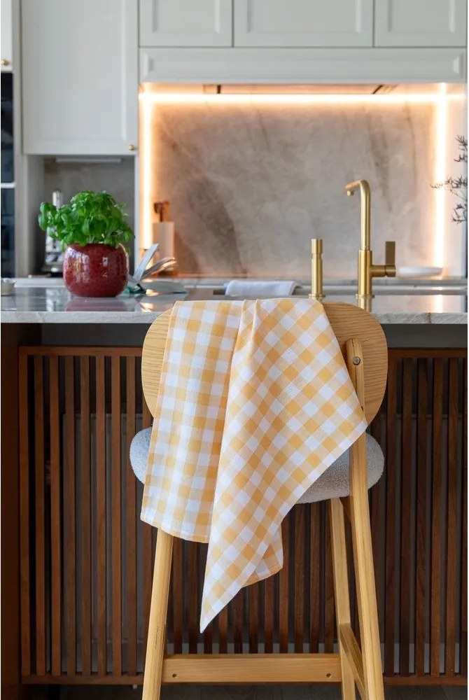 Bavlněné utěrky v sadě 2 ks 50x70 cm Gingham – Tiseco Home Studio