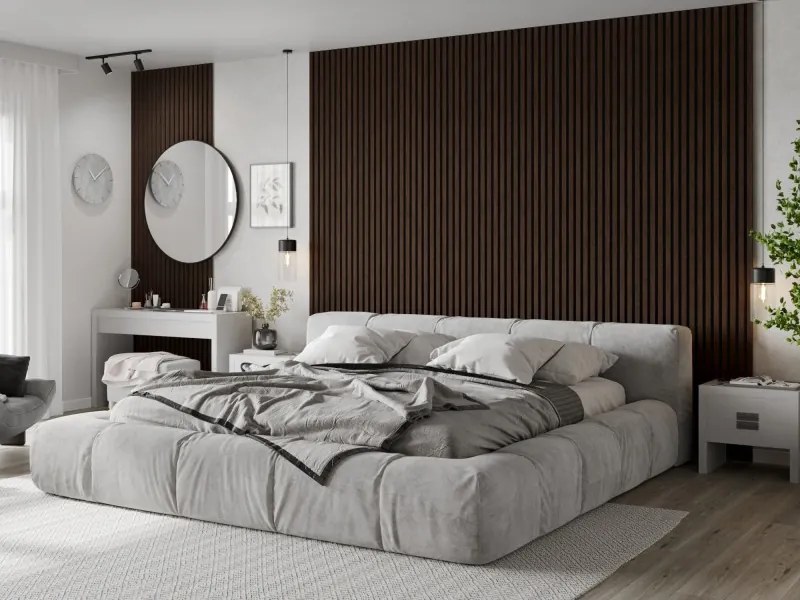 Mexen Lam-B, akustické stěnové lamely 275 × 30 cm, HDF deska 4 mm, technická dýha, eben hnědý, S100-275307-3015-022