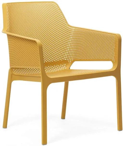 Nardi Plastové křesílko NET RELAX Barva plastu: Senape