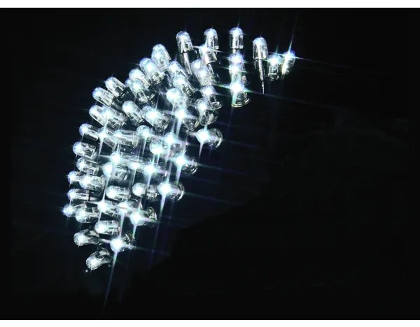 Bestent PROFI venkovní LED osvětlení, 50LED, 5m, studená bílá, sériové připojení