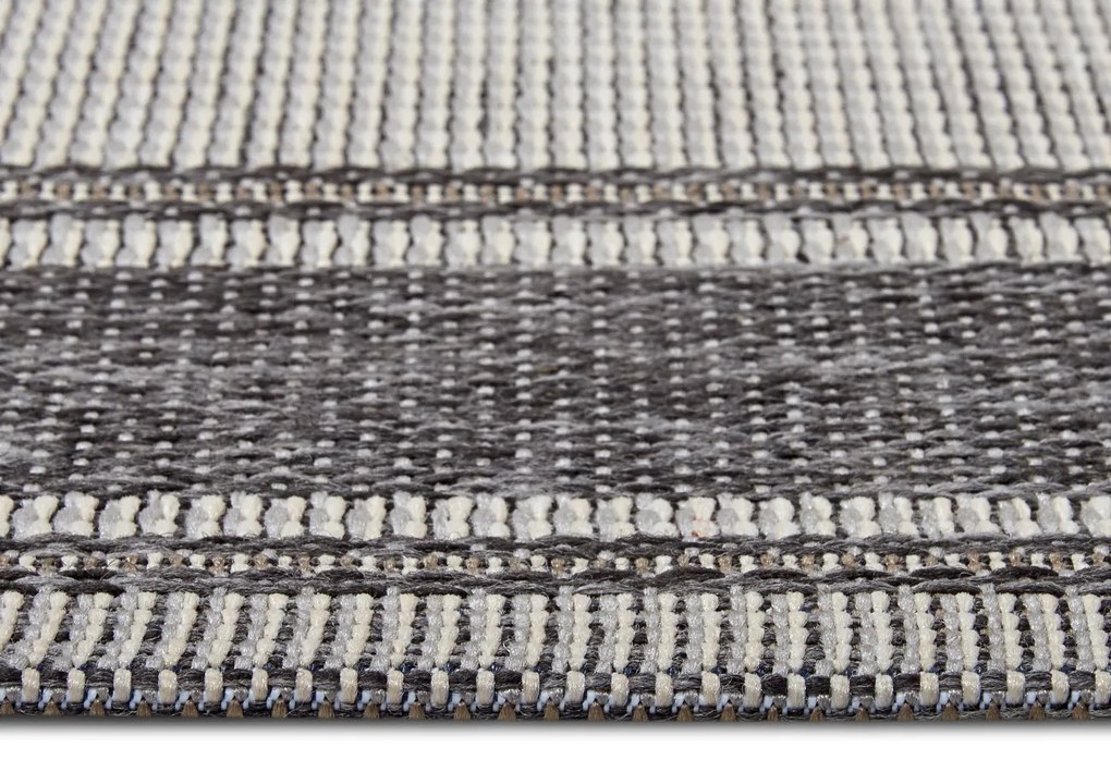 Hanse Home, Kusový koberec Clyde 105910 Cast Beige Grey – na ven i na doma, 63x120, šedá, chodba / předsíň