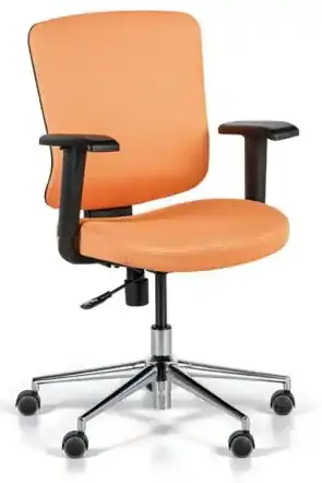 Kancelářská židle HILSCH, oranžová | BIANO