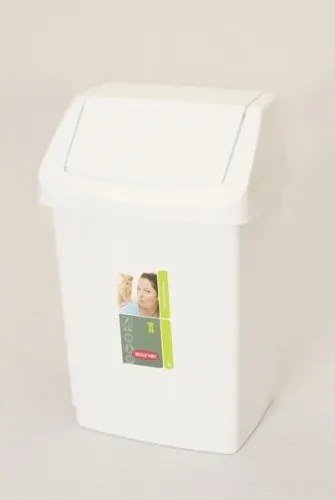 Odpadkový koš 15l CLICK bílý 04043-026
