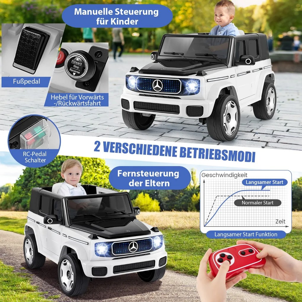 Costway Dětské elektrické auto Mercedes-Benz s 2,4 G dálkovým ovládáním