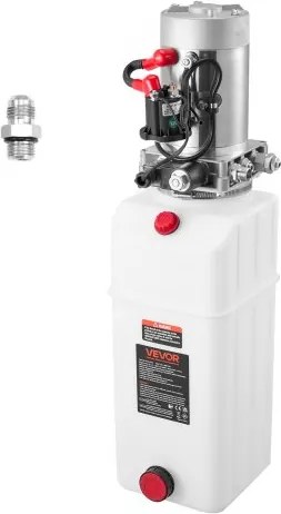 Hydraulický agregát 8 l, Maximální přetlak 22 MPa a průtok 3,4 l/min VEVOR