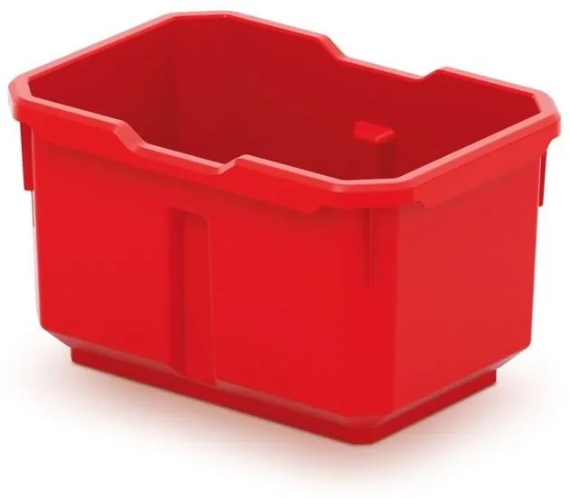 Sada úložných boxů 4 ks TITANIO 15,6 x 11 x 19,5 cm černo-červená