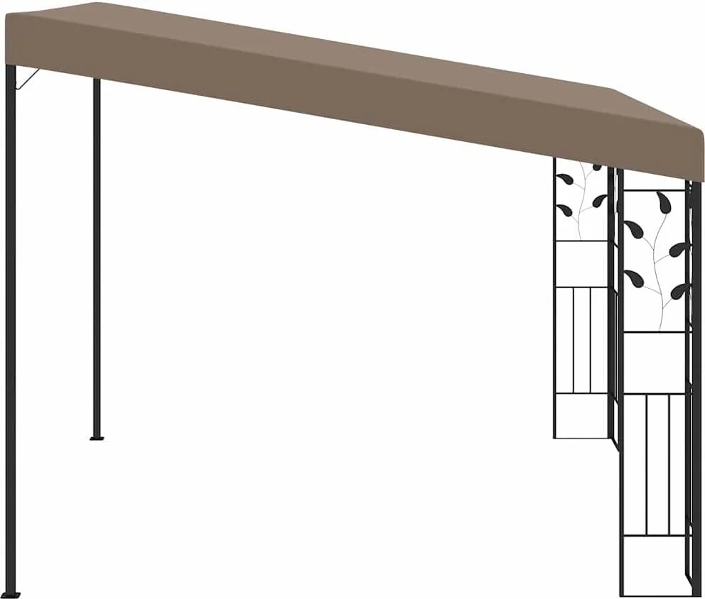 Altán ke zdi 3 x 3 x 2,5 m taupe 312265