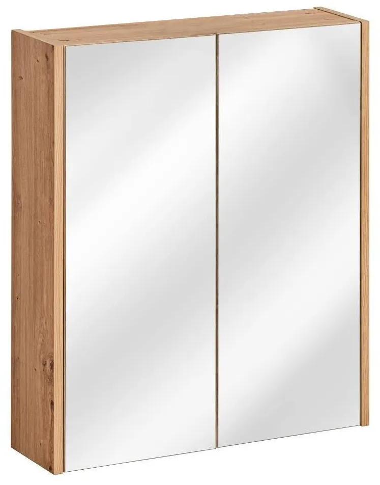 Koupelnová sestava MADERA Grey Madera Grey: Horní zrcadlová skříňka 840 - 60 cm