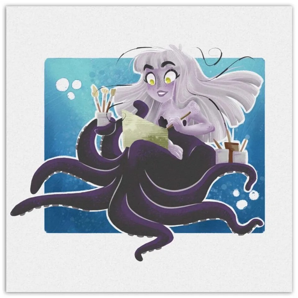 Gario Obraz na plátně Medúzy od Arielka - Daniela Herrera Rozměry: 30 x 30 cm