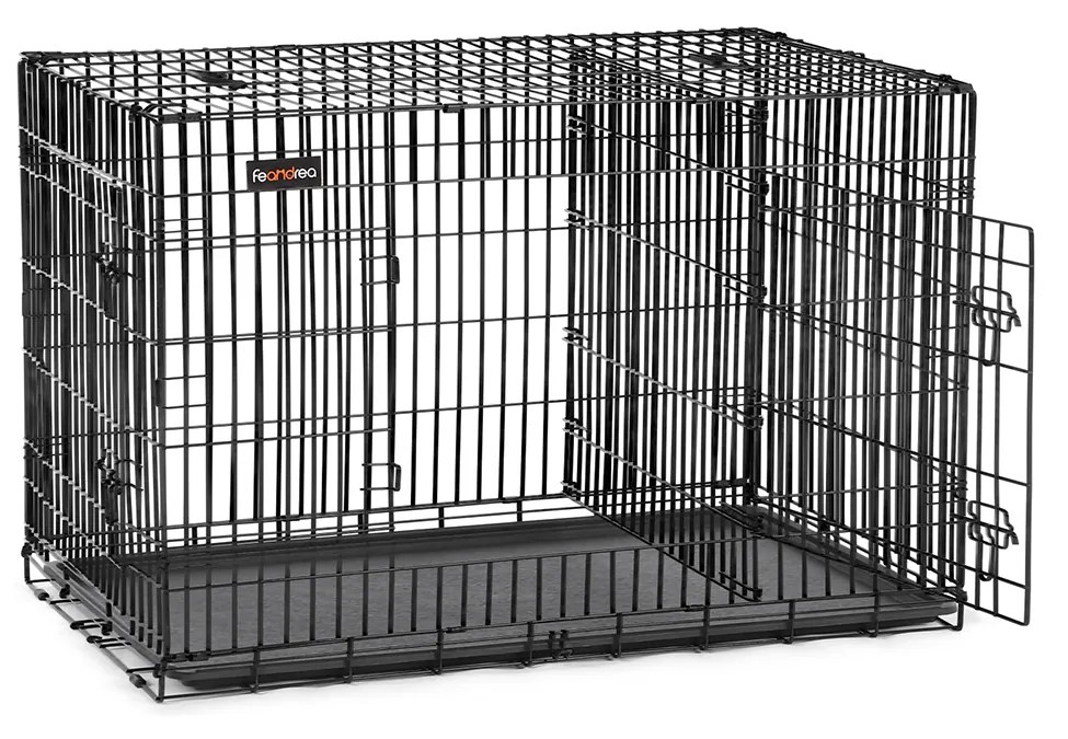 Přepravní klec pro zvířata Levino XL 107 cm černá