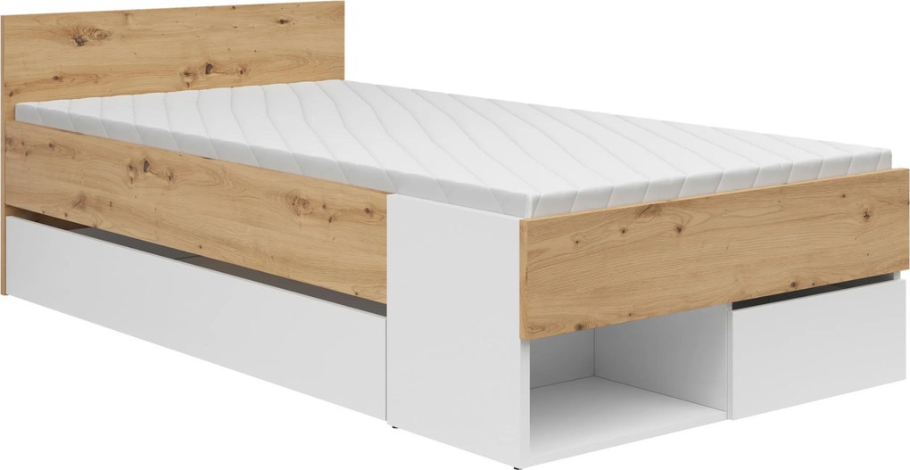 XXXLutz POSTEL 100/200 cm, Xora - Dětské pokoje sestavy - 002427010101