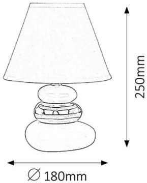 Rabalux SALEM stolní lampa 4949
