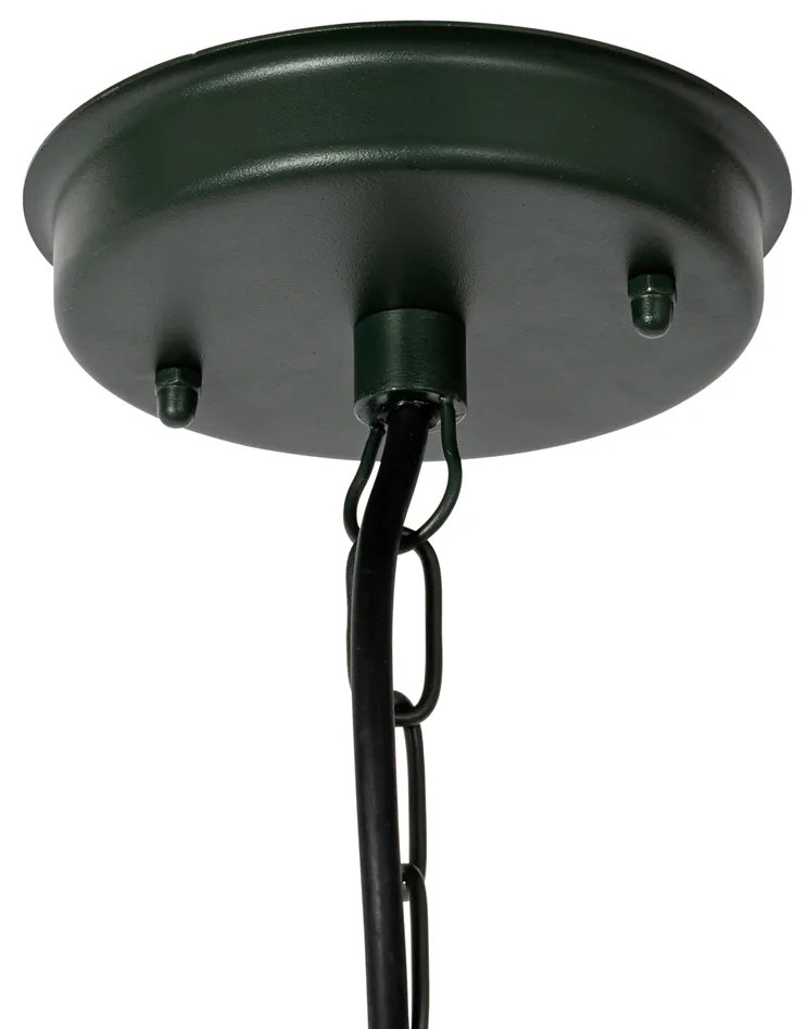 Moderní venkovní závěsná lampa tmavě zelená IP44 - Kansas
