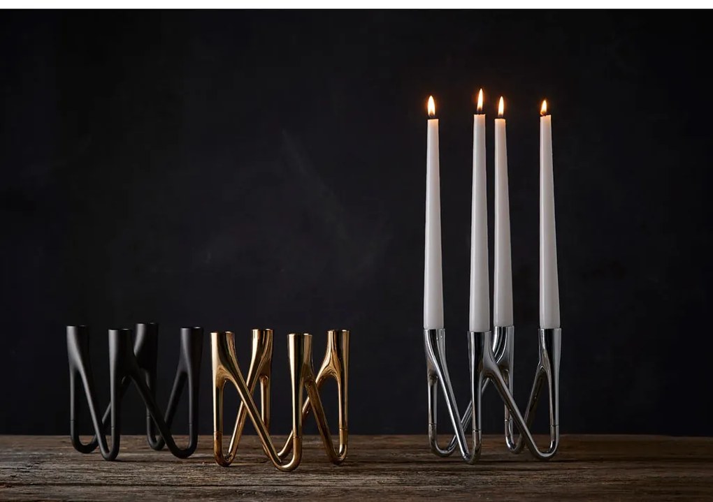 Morsø Svícen ROOTS Brass (na 4 svíčky)
