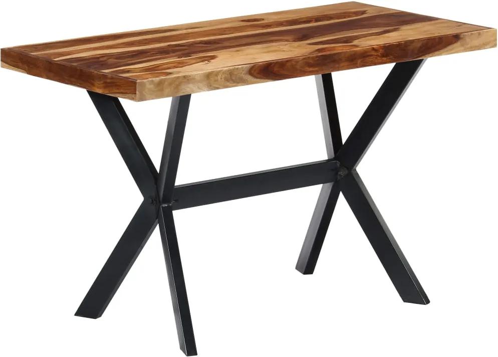Jídelní stůl - masivní sheeshamové dřevo | 120x60x75 cm