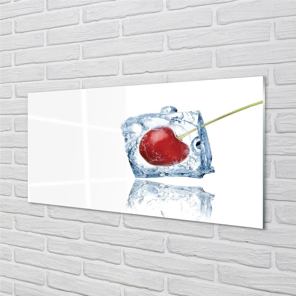 akrylový obraz Kostka ledu cherry 140x70 cm