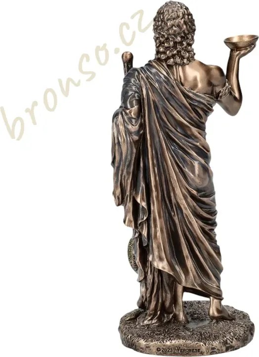 Asklépios – bůh lékařství a uzdravování figurka Veronese WU78205A4