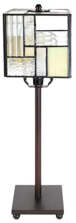 Stolní lampa Tiffany Paula – 13x13x18 cm