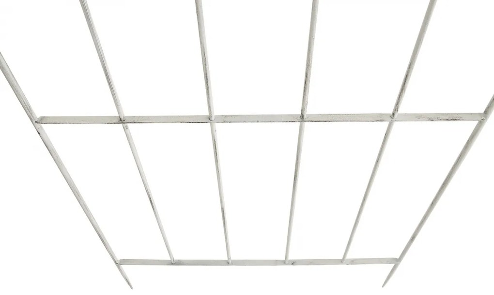 2x Mřížka na popínavé rostliny Paula - 180 x 85,5 cm - Bílá antik