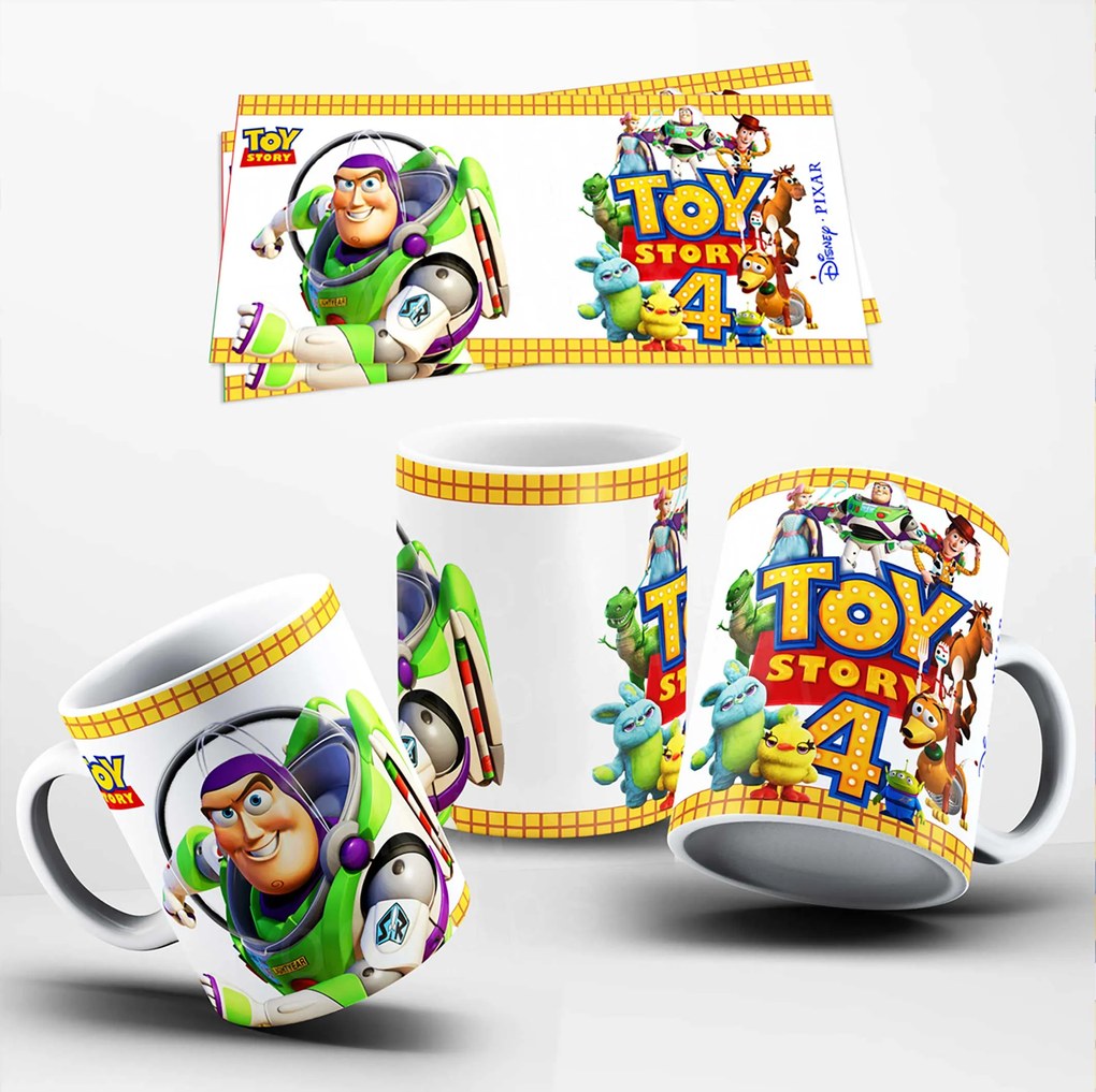 Hrneček s motivem-  Toy Story 2 Varianta:: Magický hrnek- 330 ml