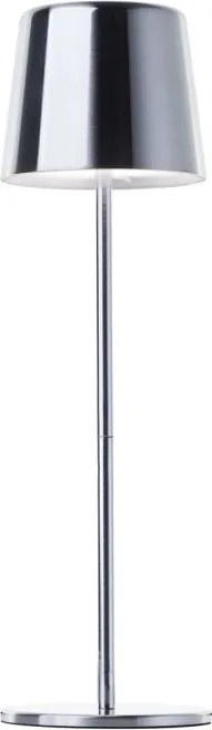 Brilliant G40939/68 Stolní AKU lampa XAANA broušený nikl USB-C , CCT