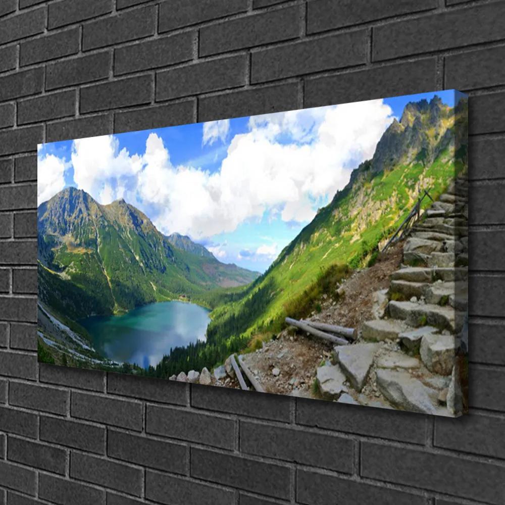 Obraz na plátně Hory Krajina 120x60 cm