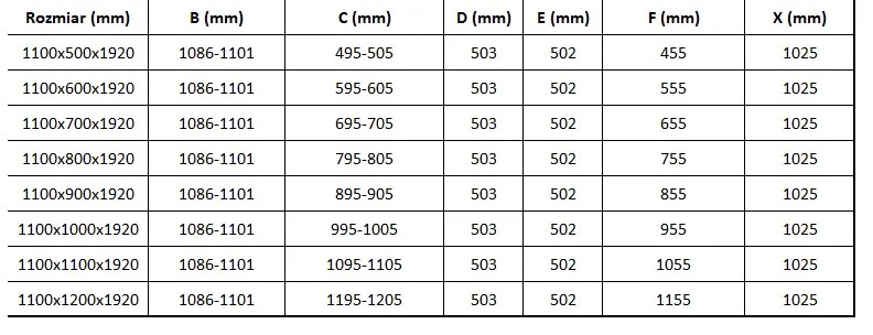 Mexen Lima sprchový kout 110x90cm, 6mm sklo, chromový profil - čiré sklo + Slim sprchová vanička - 856-110-090-00-00-4010