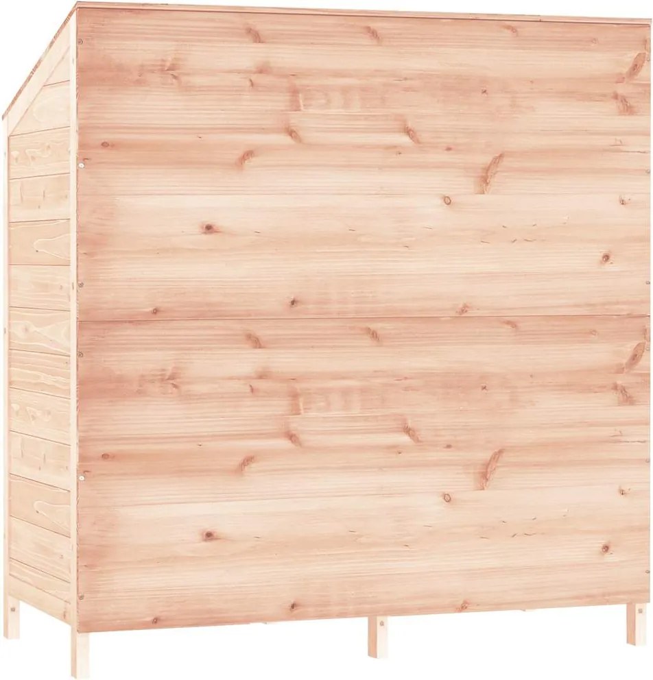 Zahradní kůlna 102 x 52 x 112 cm masivní jedlové dřevo 152182