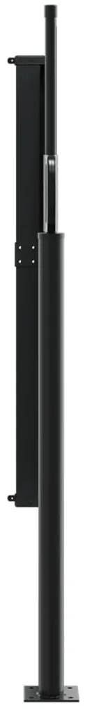 vidaXL Zatahovací boční markýza 140 x 300 cm [4004297] Barva: Černá